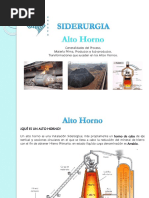 Producción de Arrabio en Ingeniería Metalúrgica | PDF | Arrabio | Hierro