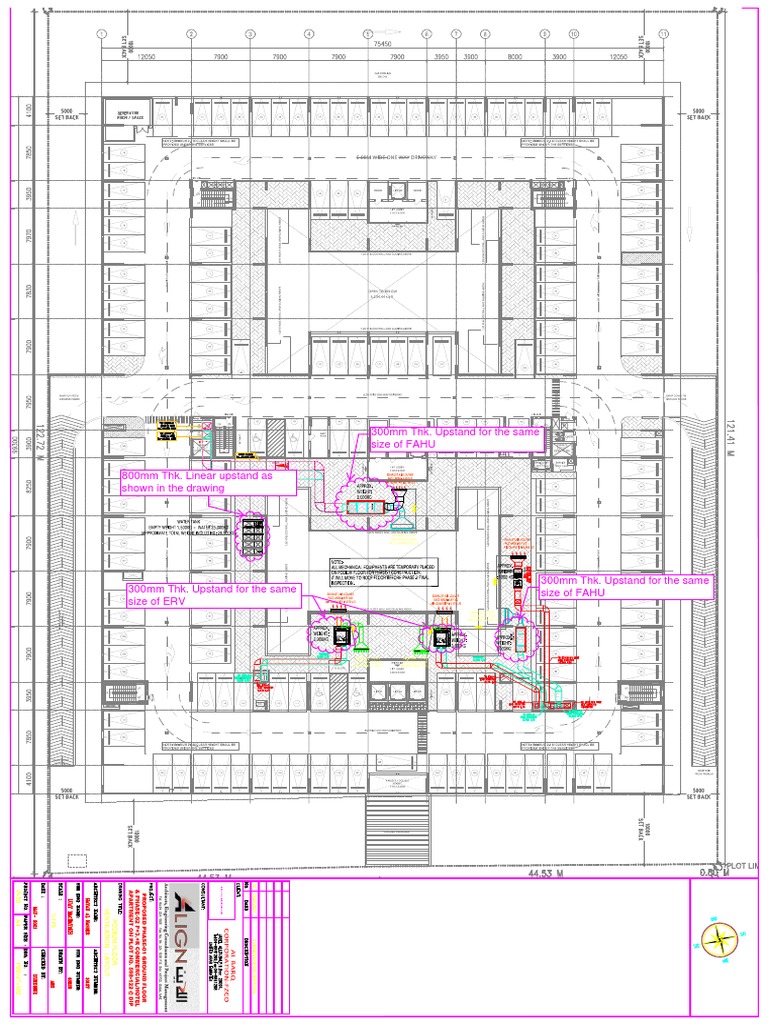 Equipment Upstand Dimension Details | PDF