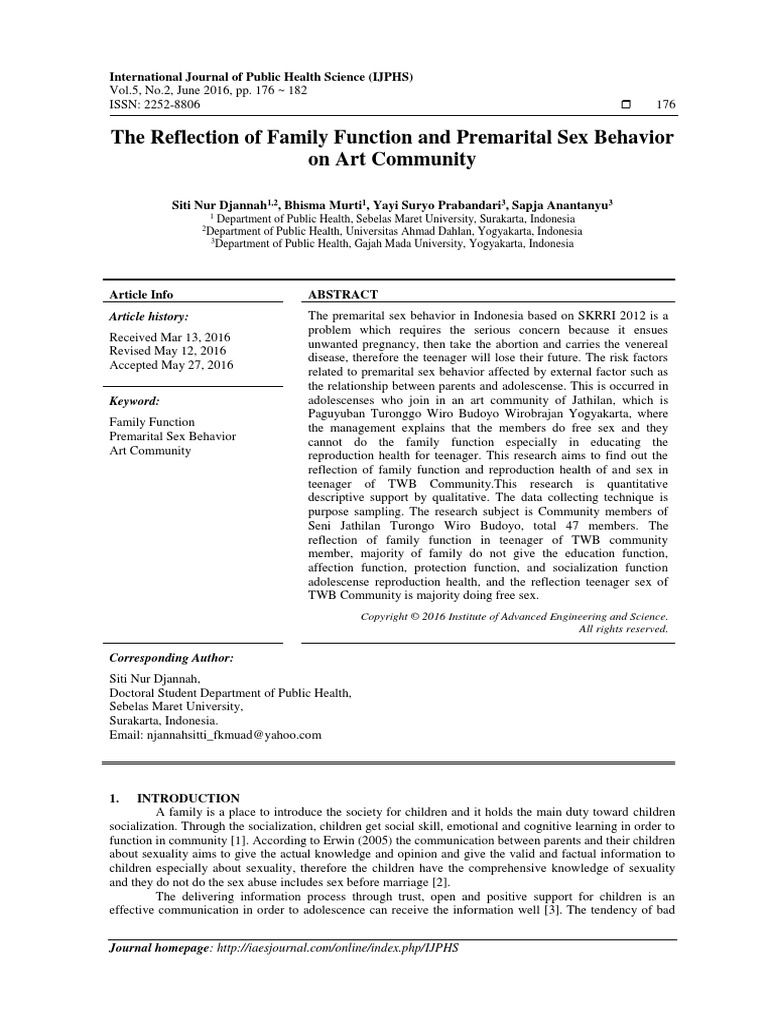 The Reflection of Family Function and PR 812ae73c | PDF | Adolescence ...