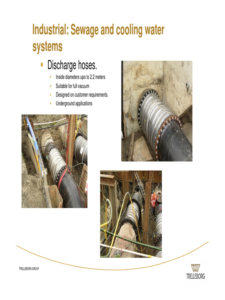 Trelleborg Industrial Hoses Applications | PDF | Water | Mechanical ...