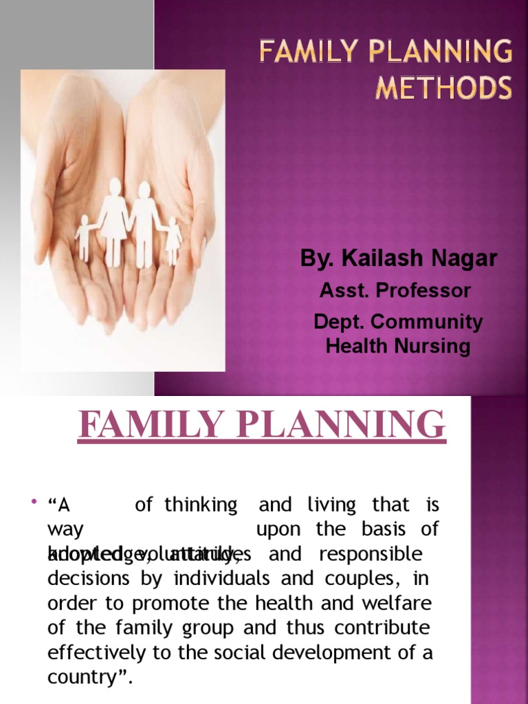 Family Planning Methods | PDF