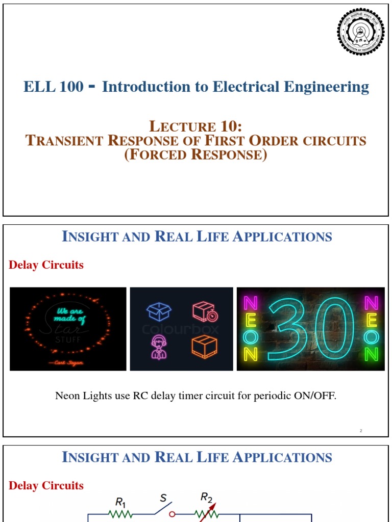 ELL 100 Introduction To Electrical Engineering:: T R F O (F R) | PDF ...