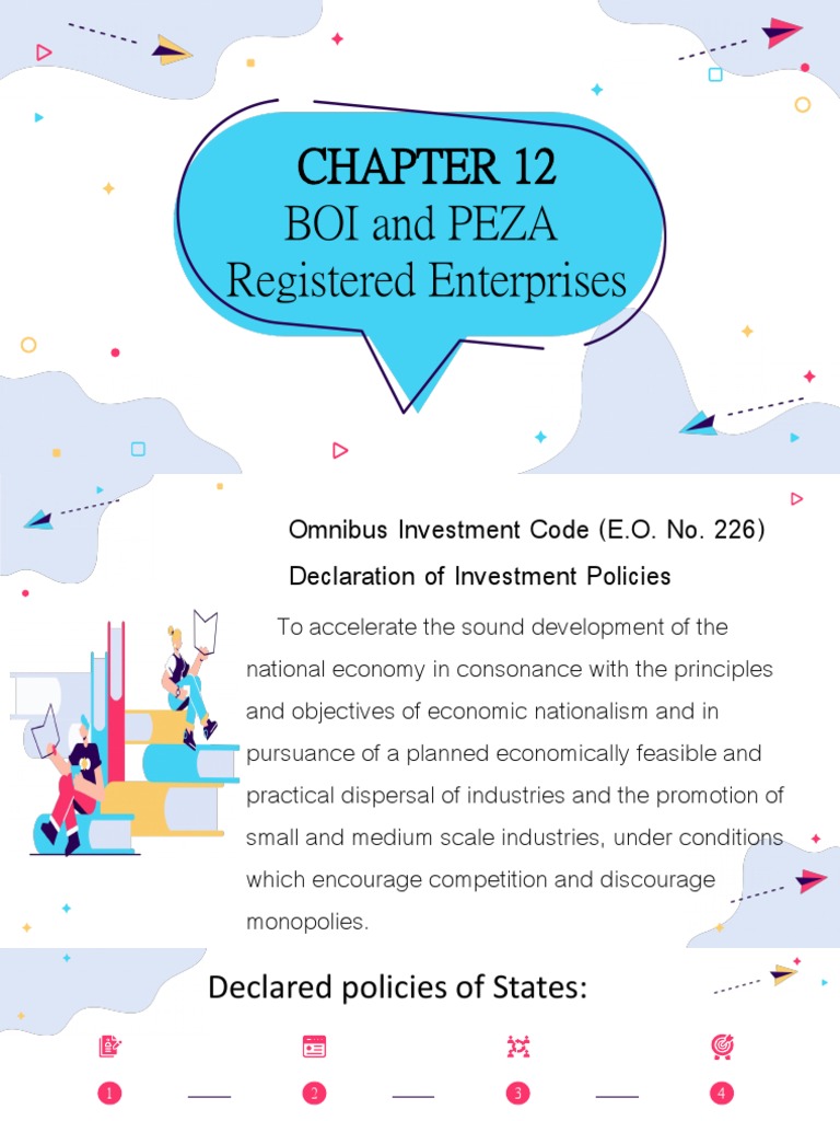 CHAPTER 12 - BOI and PEZA Registered Entities | PDF | Value Added Tax ...