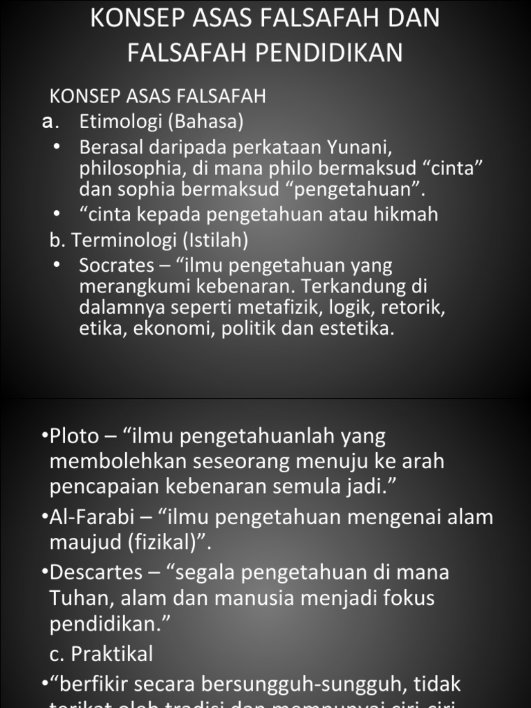 Edup Falsafah Pendidikan | PDF