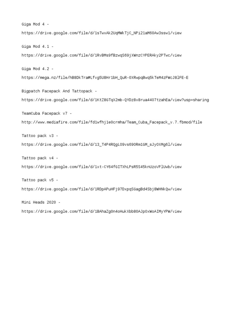 Remaining Mods | PDF