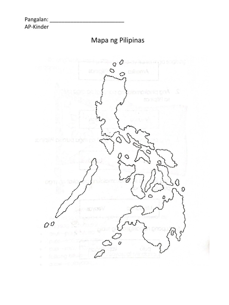 AP Kinder Mapa NG Pilipinas | PDF