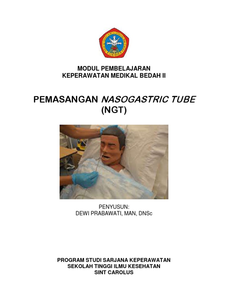 Pemasangan (NGT) : Nasogastric Tube | PDF