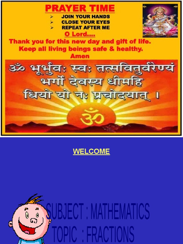 Fraction PPT Class 5 | PDF | Teaching Mathematics | Mathematical Objects