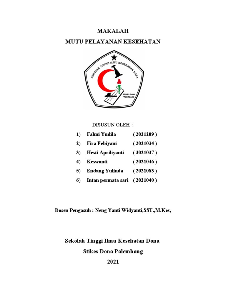 Mutu Pelayanan Kesehatan | PDF