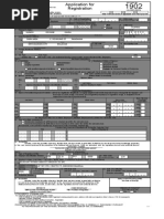 BIR S1905 Registration Update Sheet | PDF | Taxes | Government