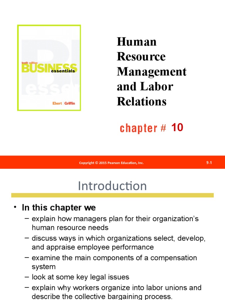 Human Resource Management and Labor Relations: Inc. Publishing As ...