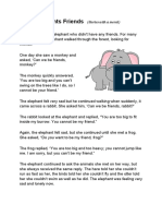 Elephant and Friends Story | PDF