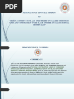 Civil Engineering Project Report | PDF | Stairs | Retail