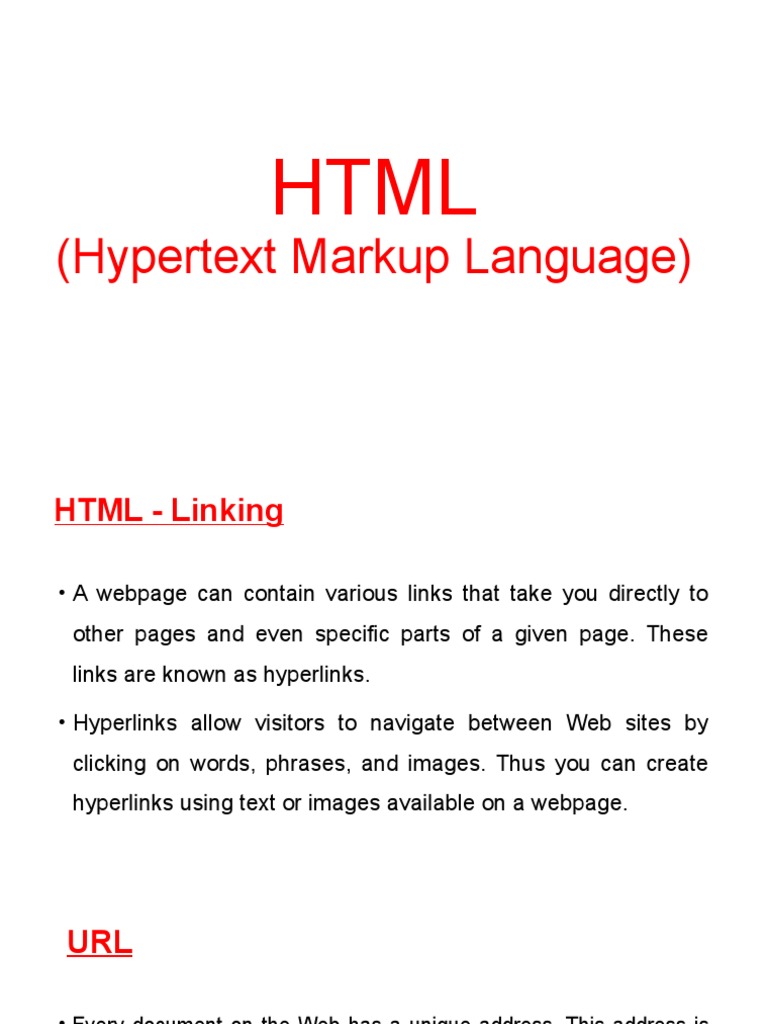 Unit2 L4 HTML Multimedia | PDF | Hyperlink | Html Element