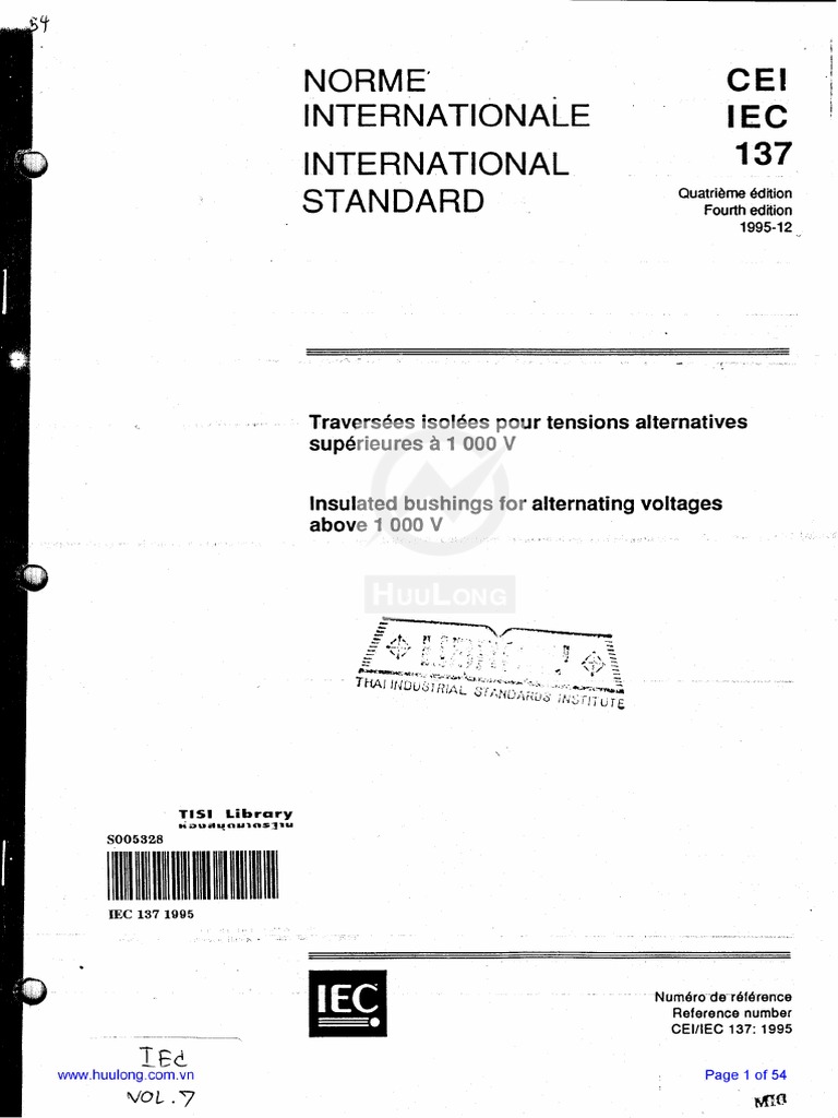 Iec 60137 (12-1995) | PDF