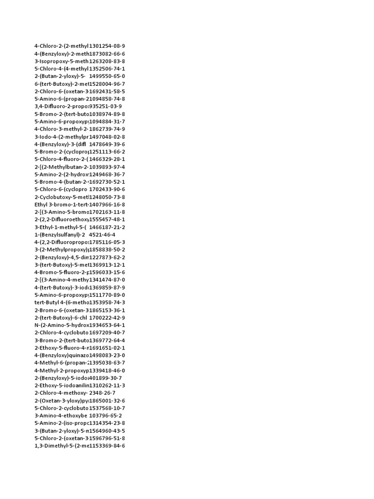 Ambeed | PDF | Organic Chemistry | Chemistry