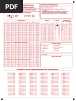 Contoh LJK Ujian | PDF