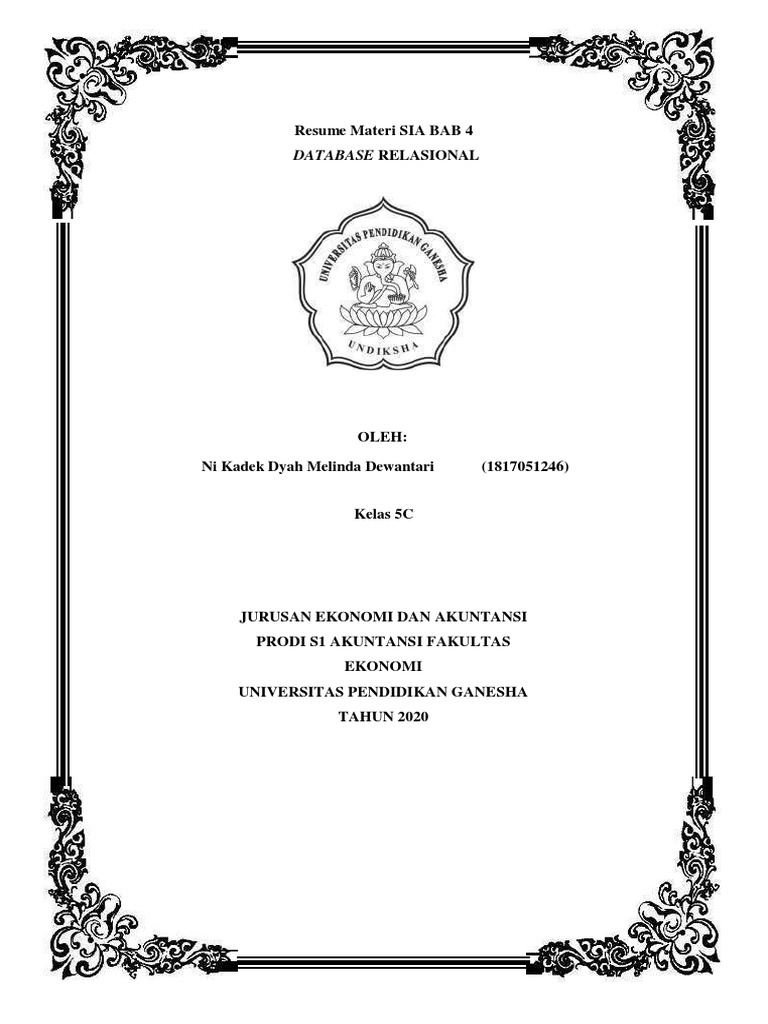 Resume Sia Bab 4 | PDF