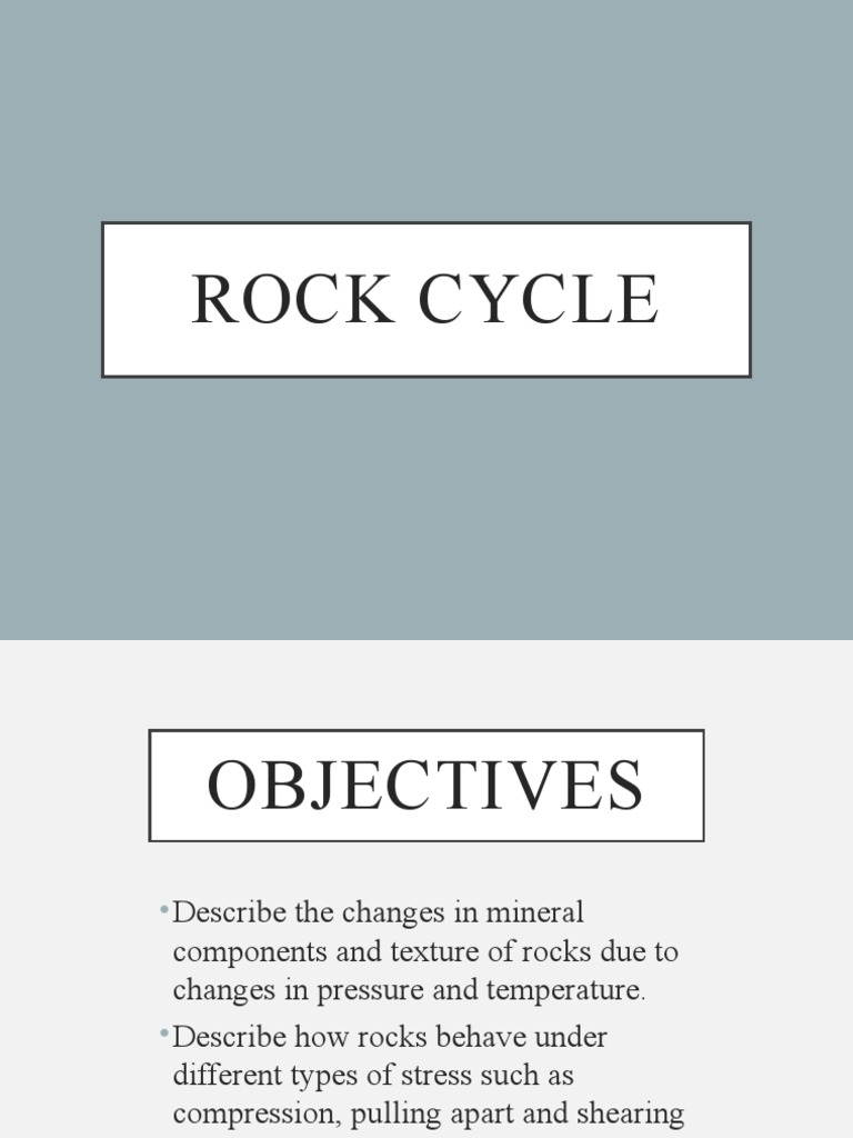 Rock Cycle | PDF | Rock (Geology) | Igneous Rock