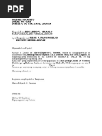 Solicitation Letter For Bingo | PDF