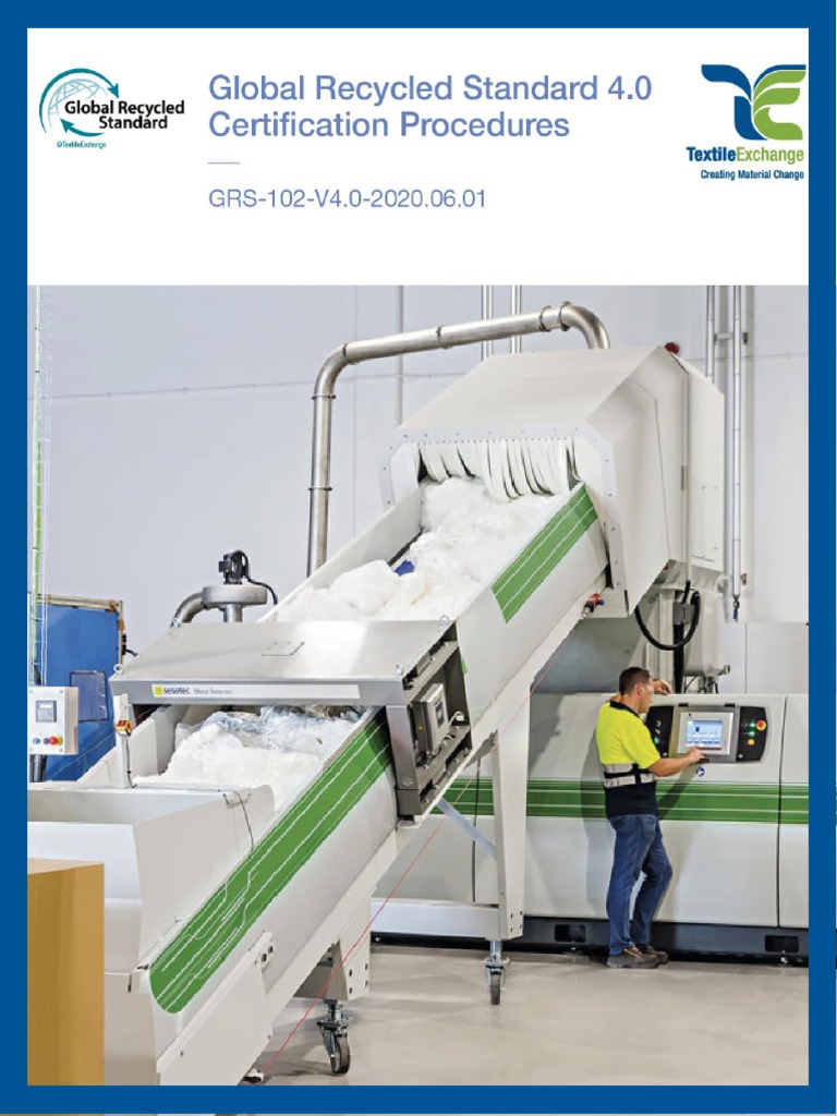 GRS 102 V4.0 GRS Certification Procedures | PDF | Certification | Audit