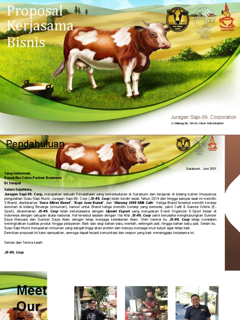 Proposal Kerjasama JS-89. Corp | PDF