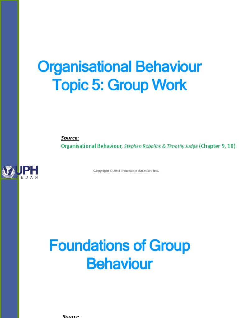 Organisational Behaviour Topic 5: Group Work: Source | PDF ...