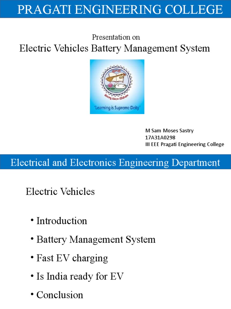 Battery Management Systems and Fast Charging Technologies: An Overview ...