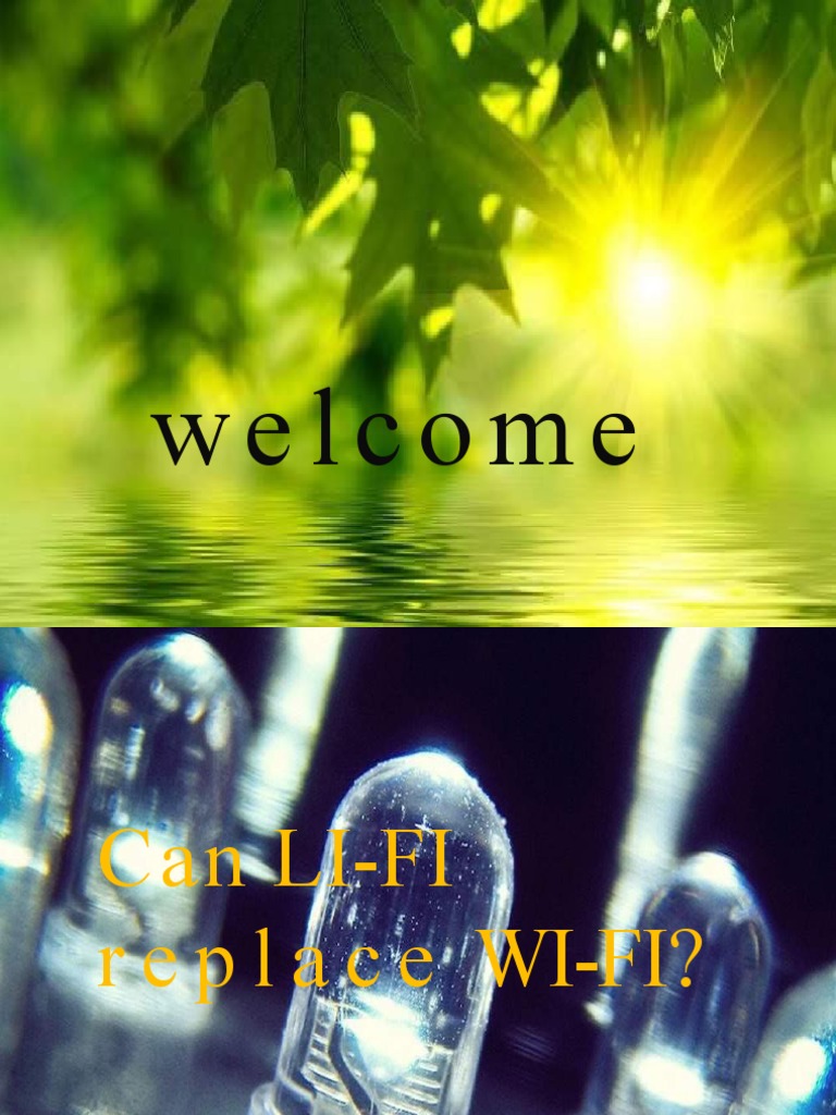 Li - Fi Ppt-By Sampath | PDF | Wireless Lan | Computer Engineering