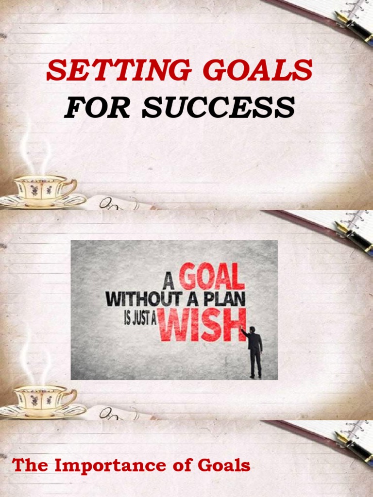 Lesson 3.2 Setting Goals For Success | PDF | Self Efficacy | Goal