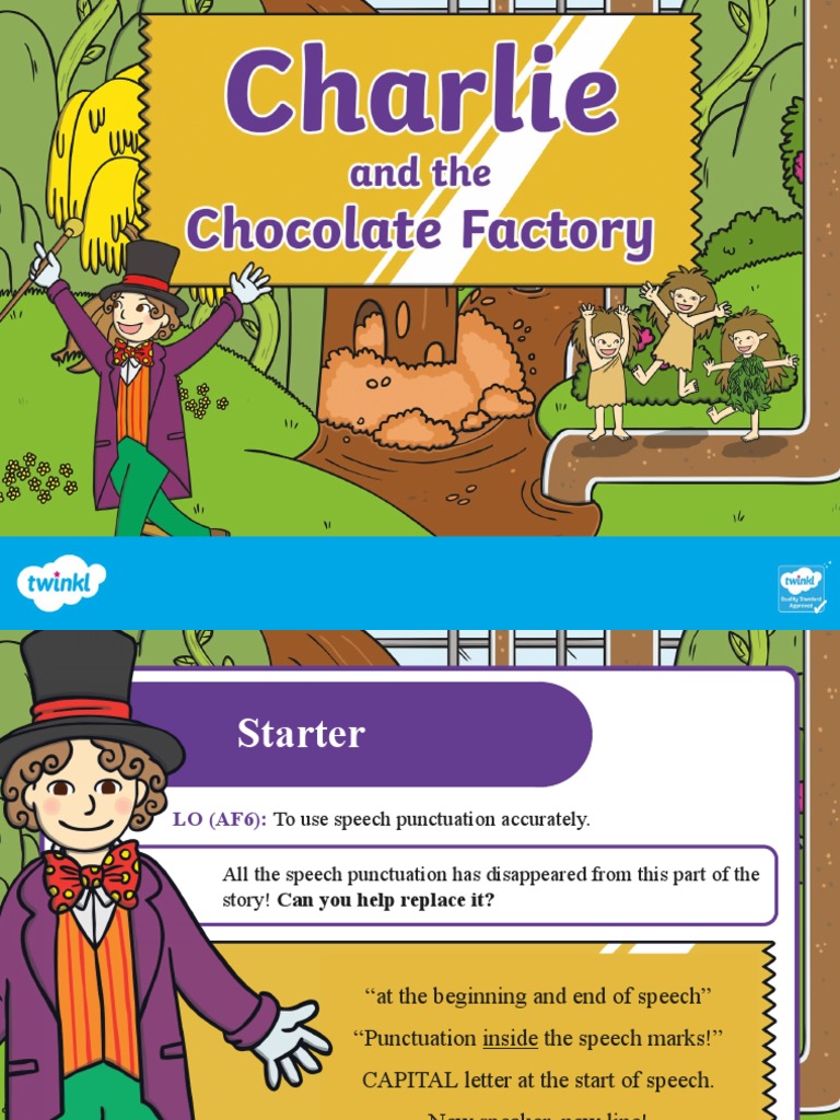 T e 1002 Drama Activity Support Teaching On Charlie and The Chocolate ...