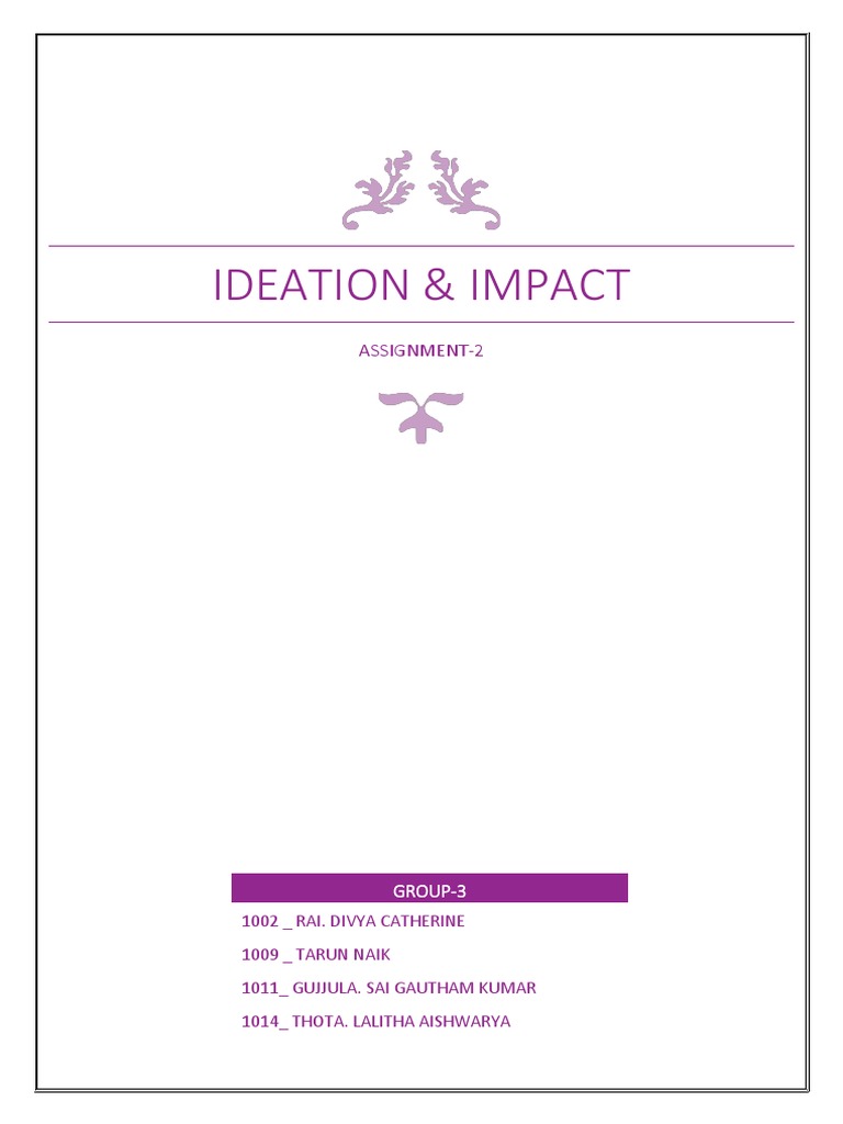 Group-3 Ideation Assignment | PDF | Mobile App | Databases
