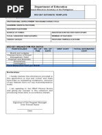 Inset Proposal 2024 2025 | PDF | Teachers | Learning