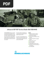 Harris - RF5800MP HF-VHF Combat Radio - Datasheet | PDF | High ...
