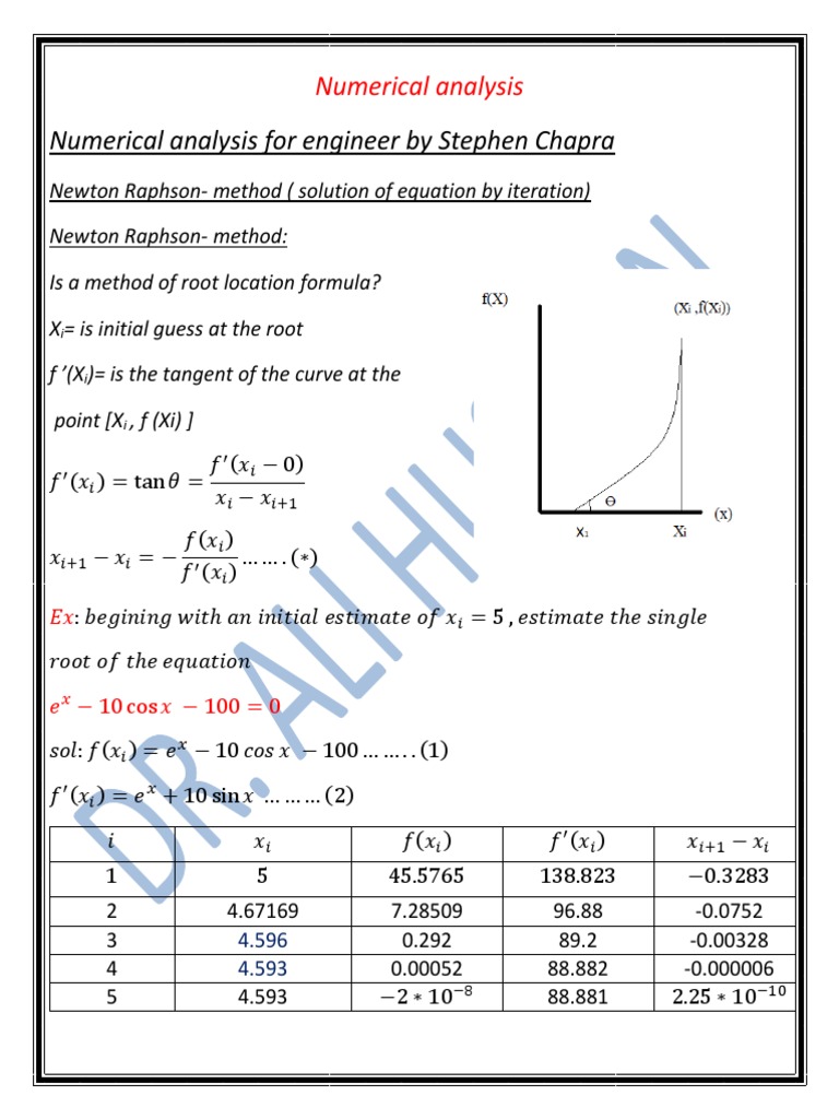 Numerical Analysis For Engineer - 1 | PDF | Interpolation | Numerical ...