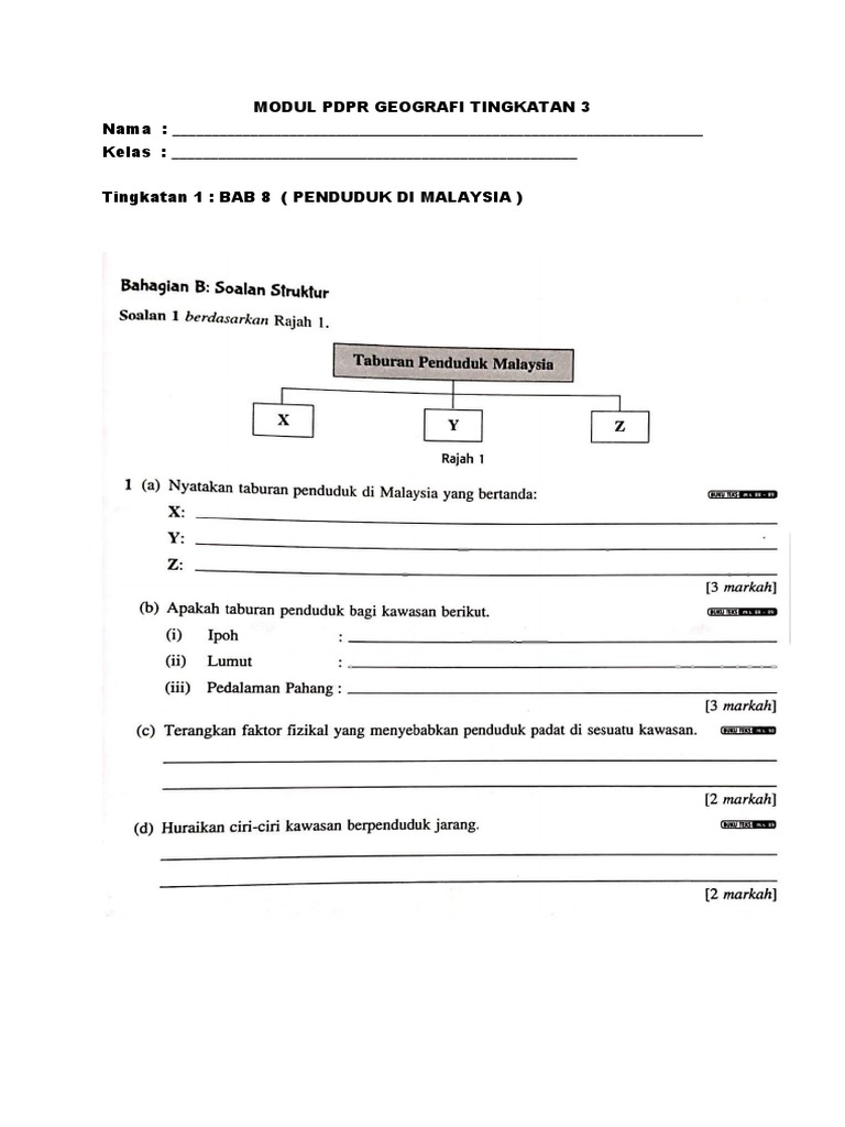 Modul PDPR Geografi Tingkatan 3 | PDF