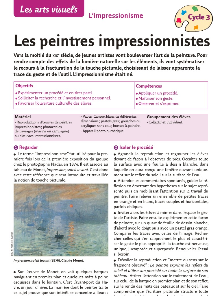 Impressionnisme | PDF | Impressionnisme | Peinture de paysage