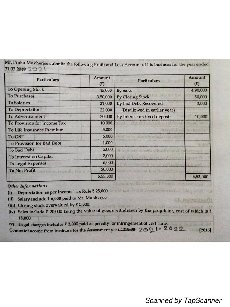 Sum (PGBP) | PDF