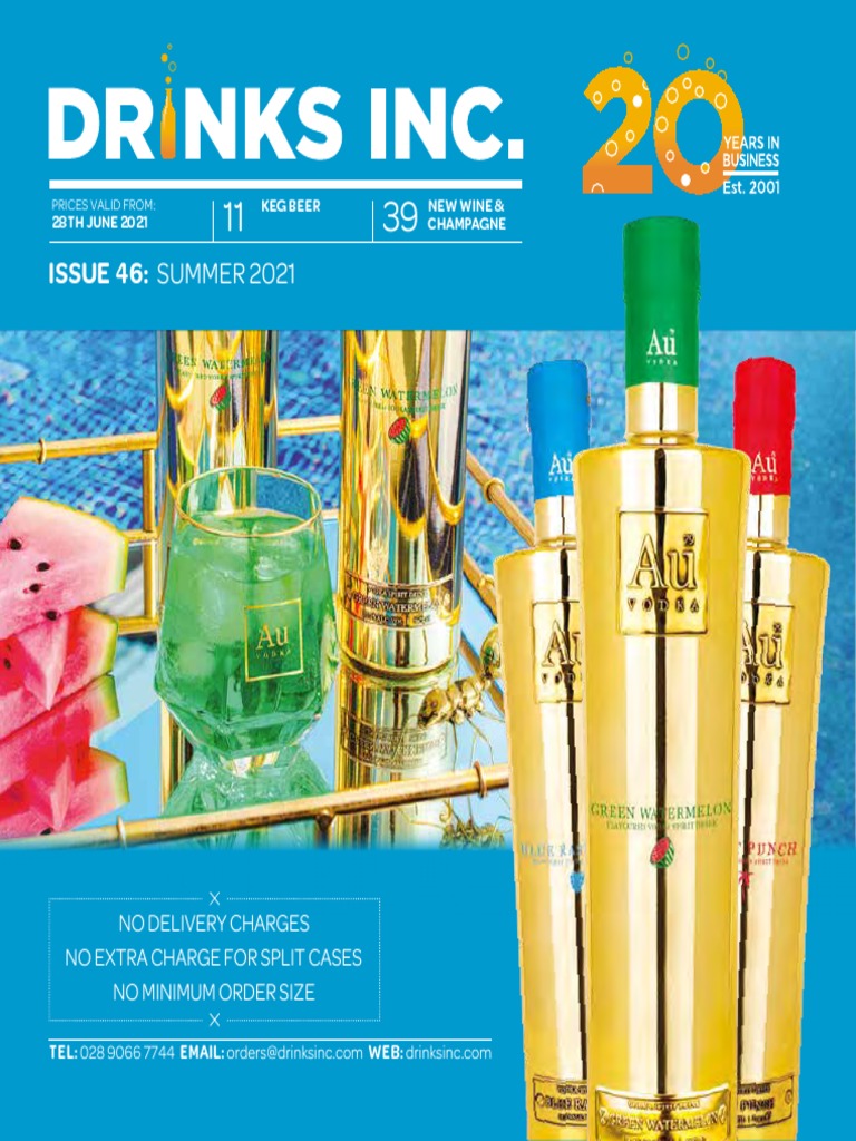 Drinks Inc Issue 46 Summer 2021 (280621) | PDF | Champagne | Alcoholic Drinks