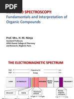 IR Spectroscopy Band Positions Guide | PDF