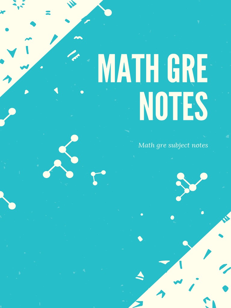 GRE Math Subject Test Topics | PDF | Ring (Mathematics) | Group ...