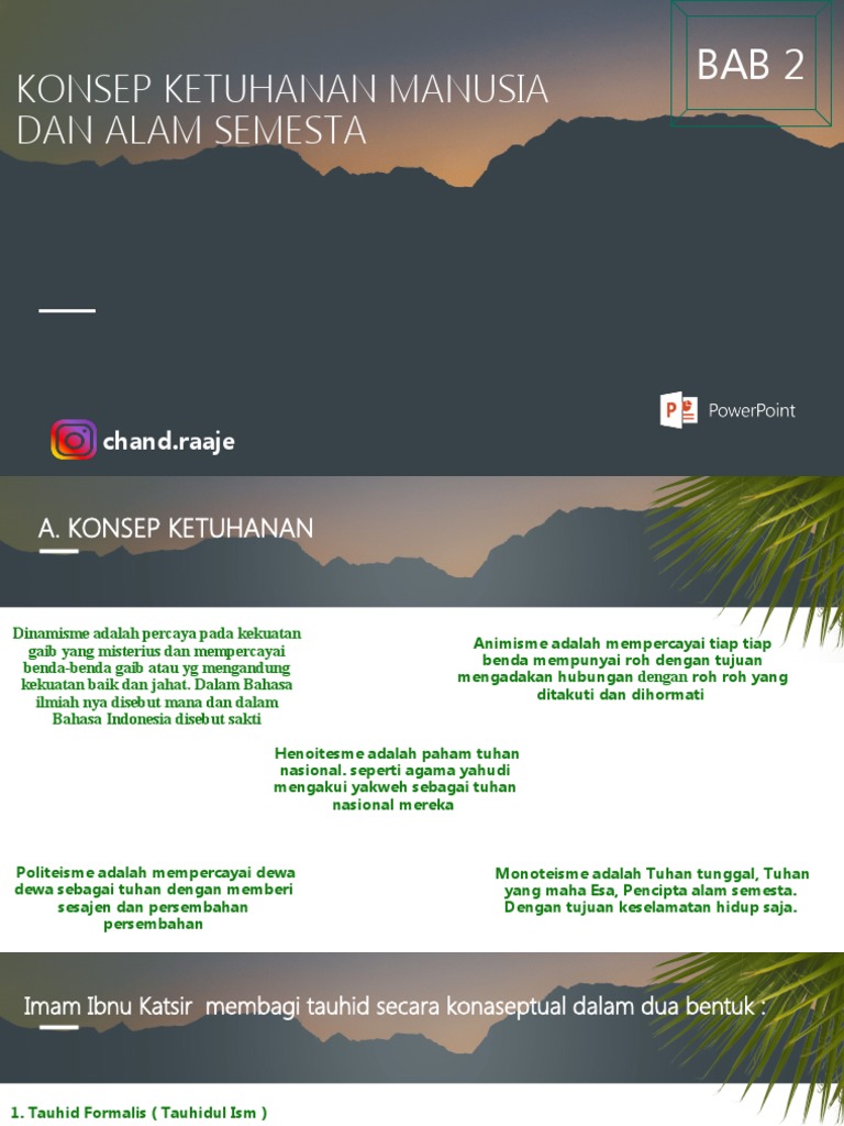 Bab 2 Konsep Ketuhanan Manusia | PDF