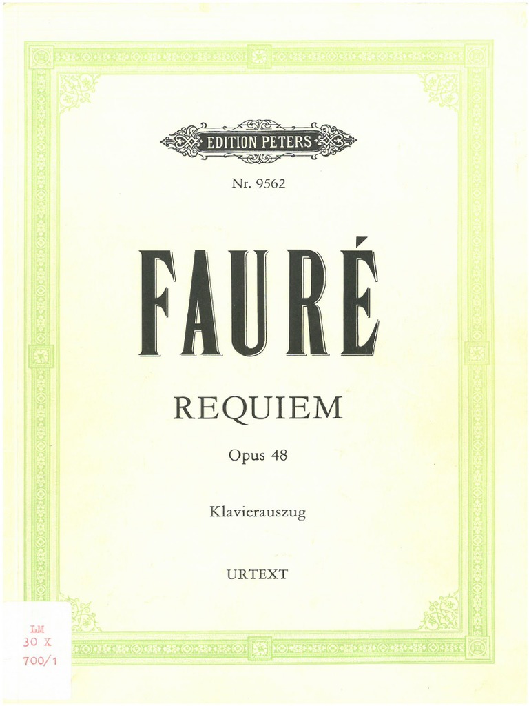 Faure Requiem | PDF