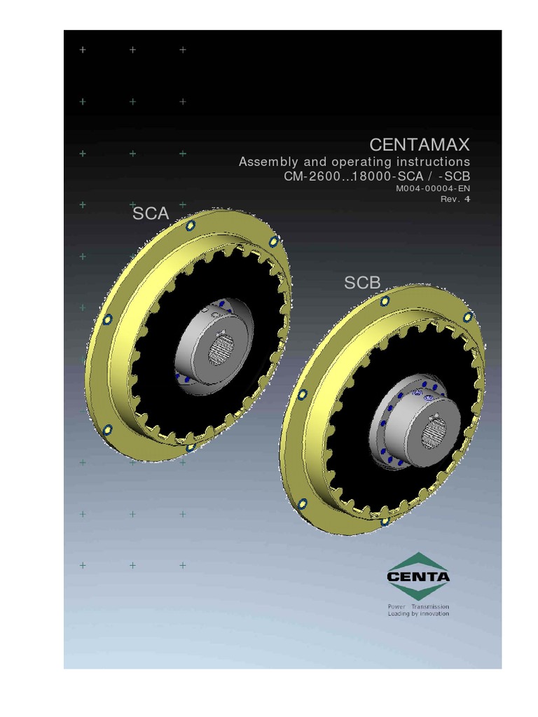 Centamax: Assembly and Operating Instructions CM-2600 18000-SCA / - SCB ...