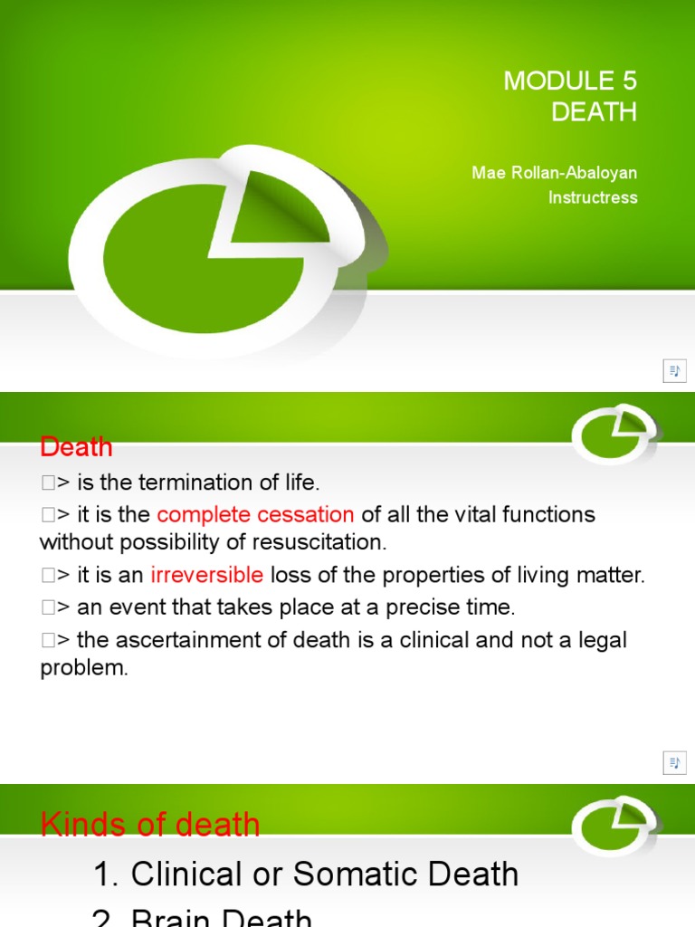 Understanding Types of Death Explained | PDF