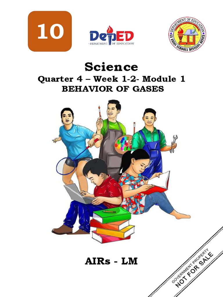Science: Quarter 4 - Week 1-2-Module 1 Behavior of Gases | PDF | Gases ...
