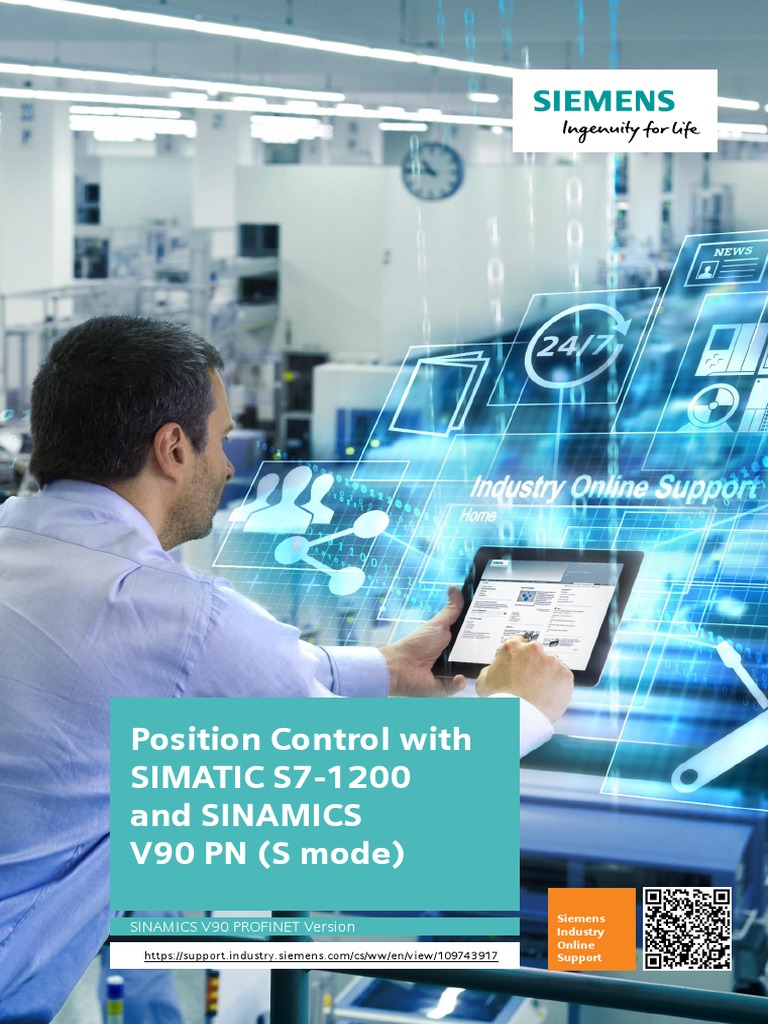 Position Control With SIMATIC S7-1200 and Sinamics V90 PN (S Mode ...