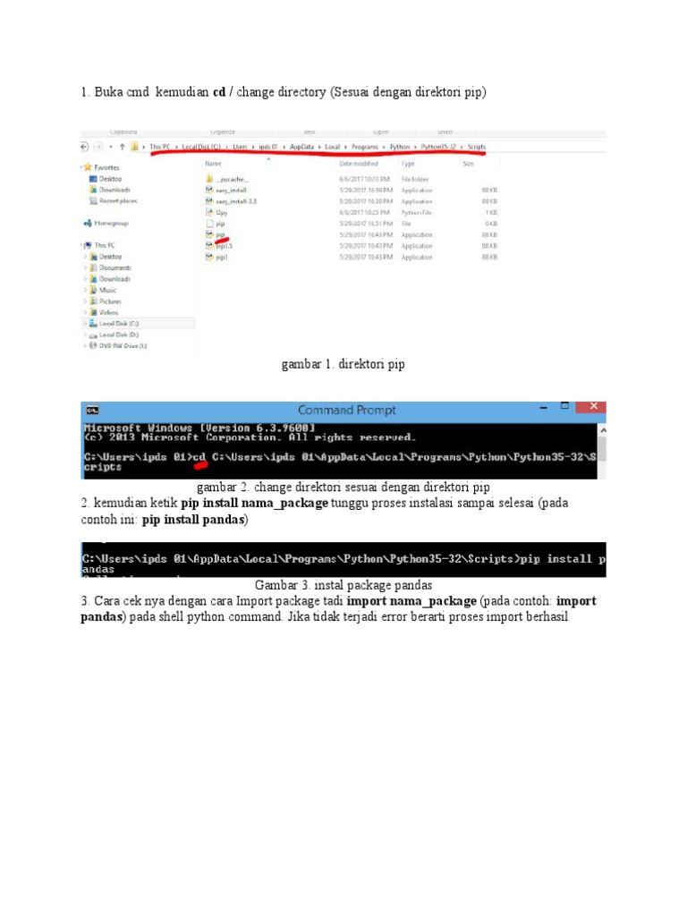 Cara Install Library Python | PDF