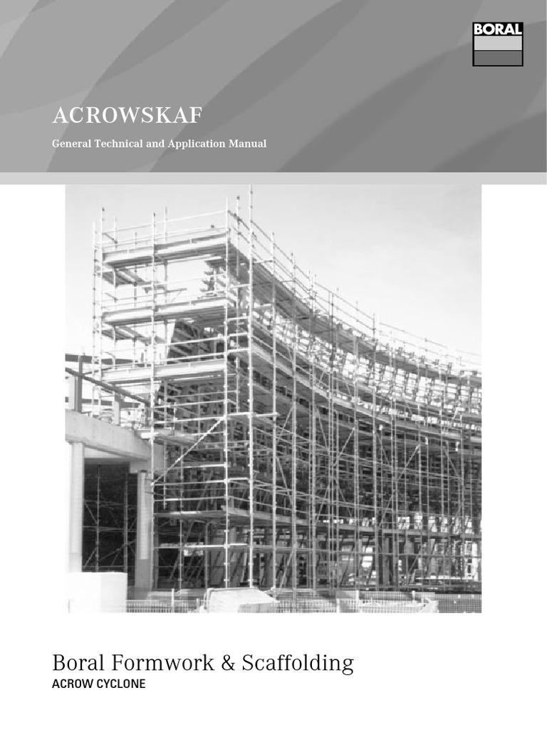 Acrow Scaffold | PDF | Scaffolding | Stairs