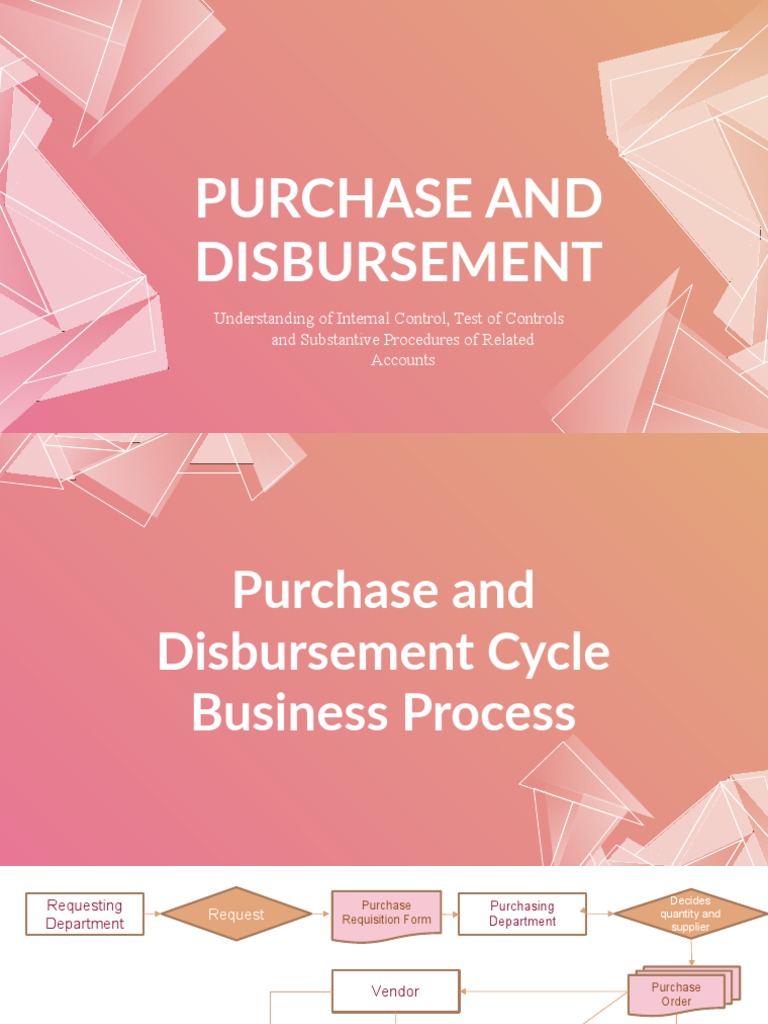 Purchase and Disbursement Cycle | PDF | Accounts Payable | Payroll